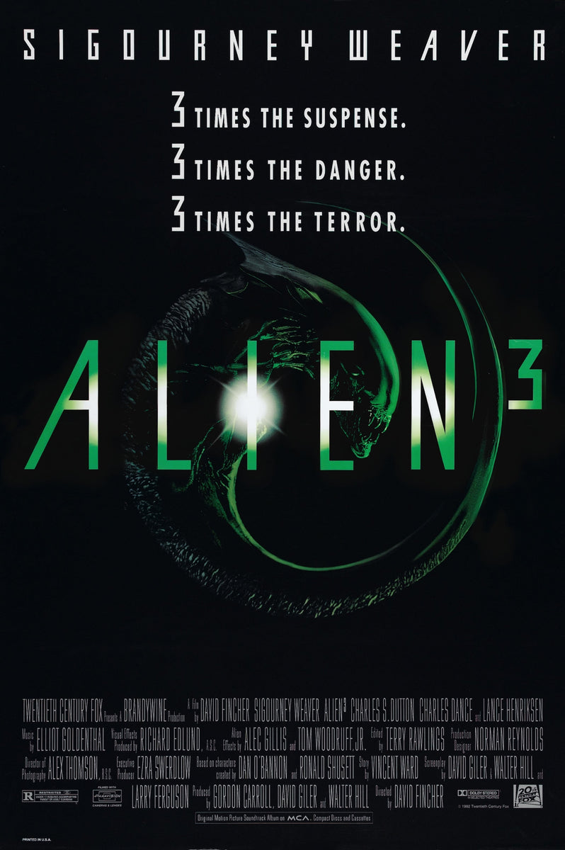 alien 3 A2 Size Movie Poster – Pixie Posters