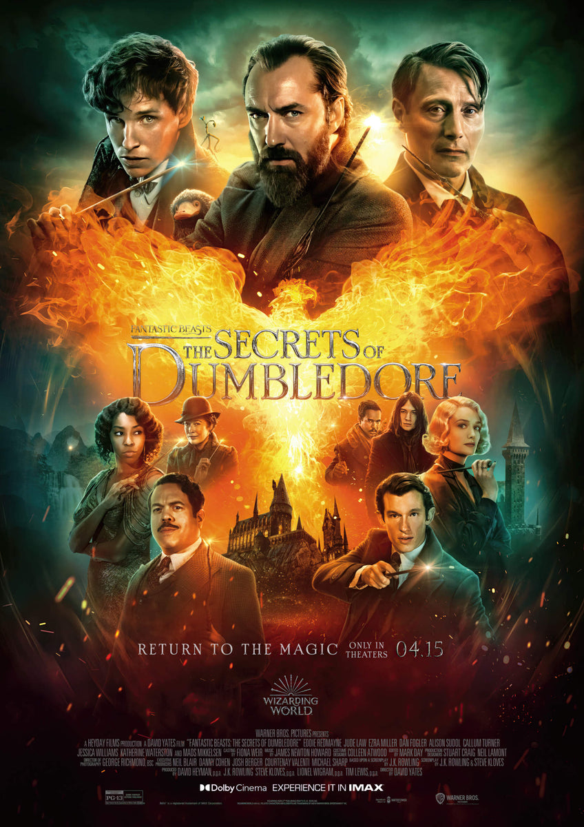 High Quality Fantastic Beasts: The Secrets of Dumbledore A2 Size Movie ...