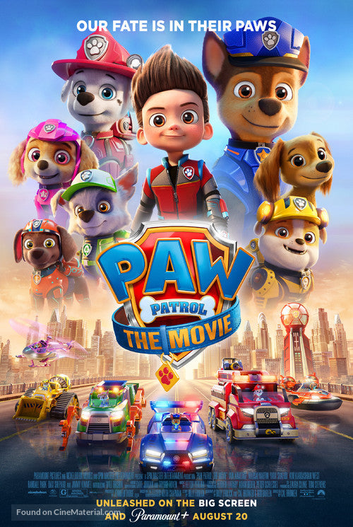 High Quality PAW Patrol: The Movie A2 Movie Poster – Pixie Posters