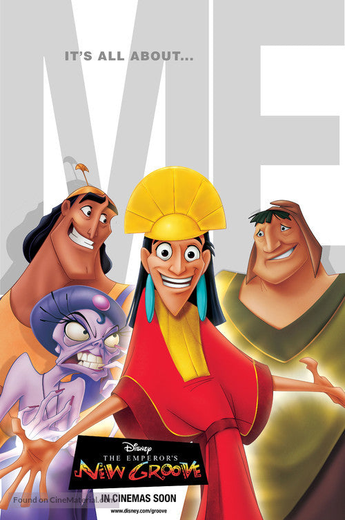 High Quality The Emperor's New Groove A2 Movie Poster – Pixie Posters