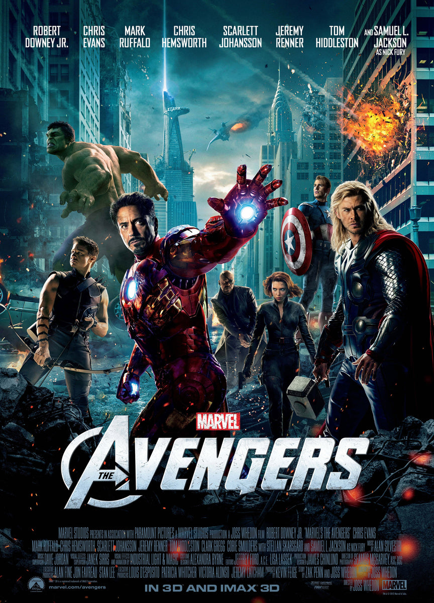 High Quality The Avengers A2 Size Movie Poster – Pixie Posters