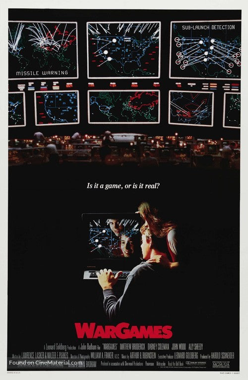 WarGames Cinema Movie Poster A2 Size – Pixie Posters