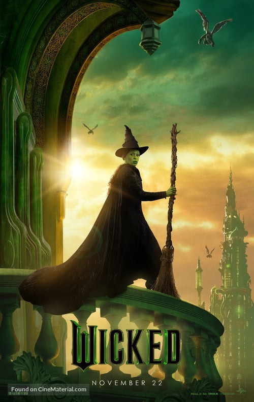 Wicked Movie Poster A2 Size Version 3 – Pixie Posters