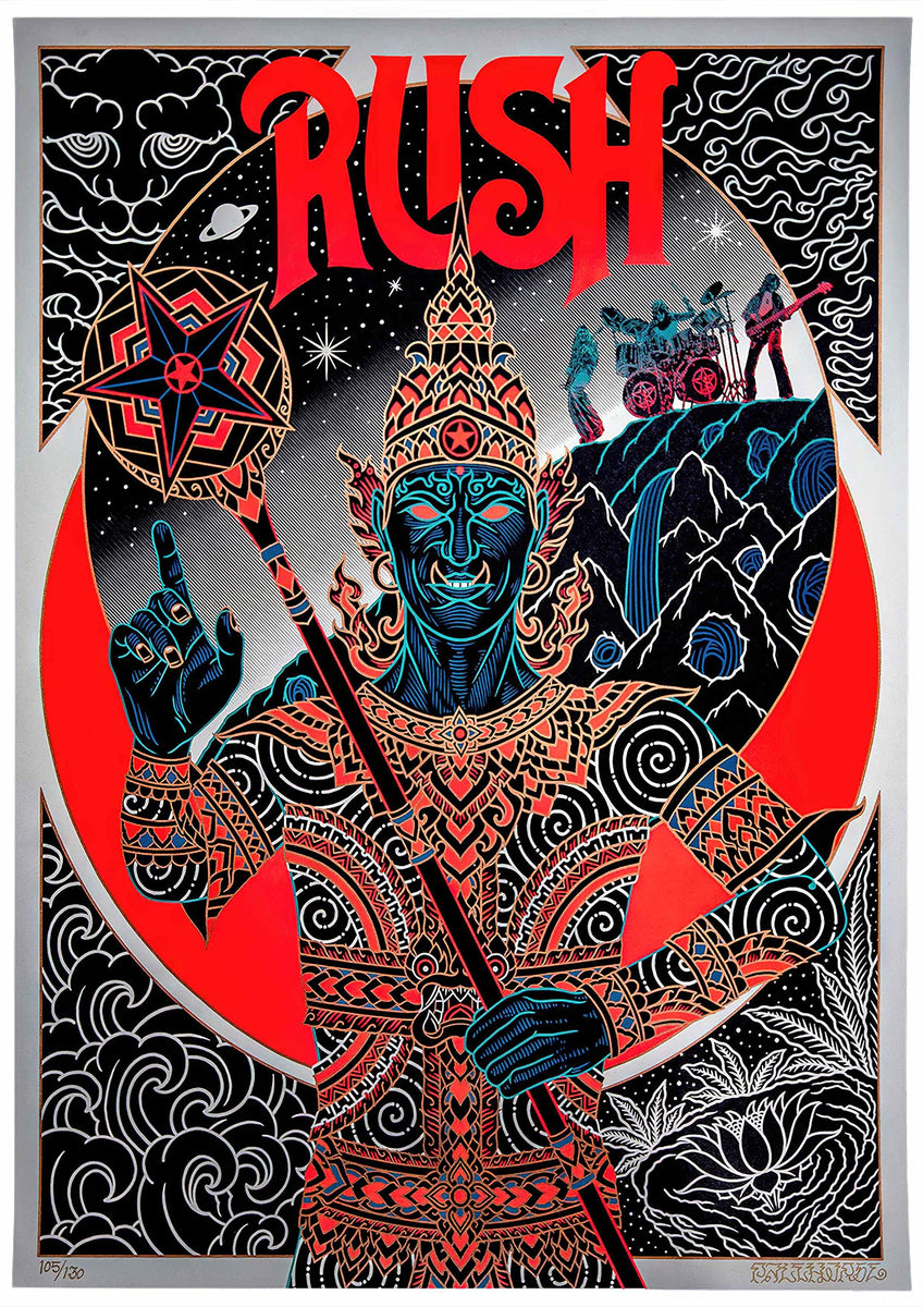 High Quality Rush 1 Vintage Gig A2 Size Poster – Pixie Posters