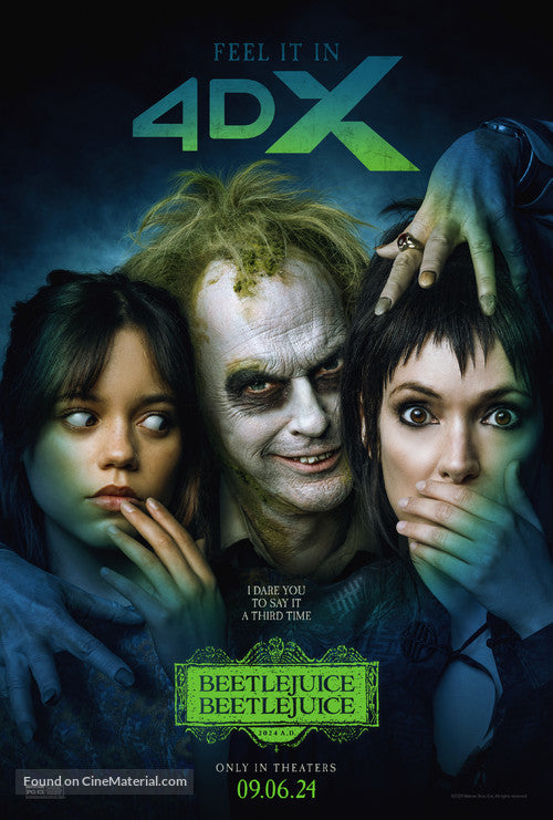 Beetlejuice Beetlejuice Cinema Movie Poster A2 Size Version 4 – Pixie ...