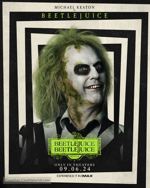 Beetlejuice Beetlejuice Cinema Movie Poster A2 Size Version 6 – Pixie ...