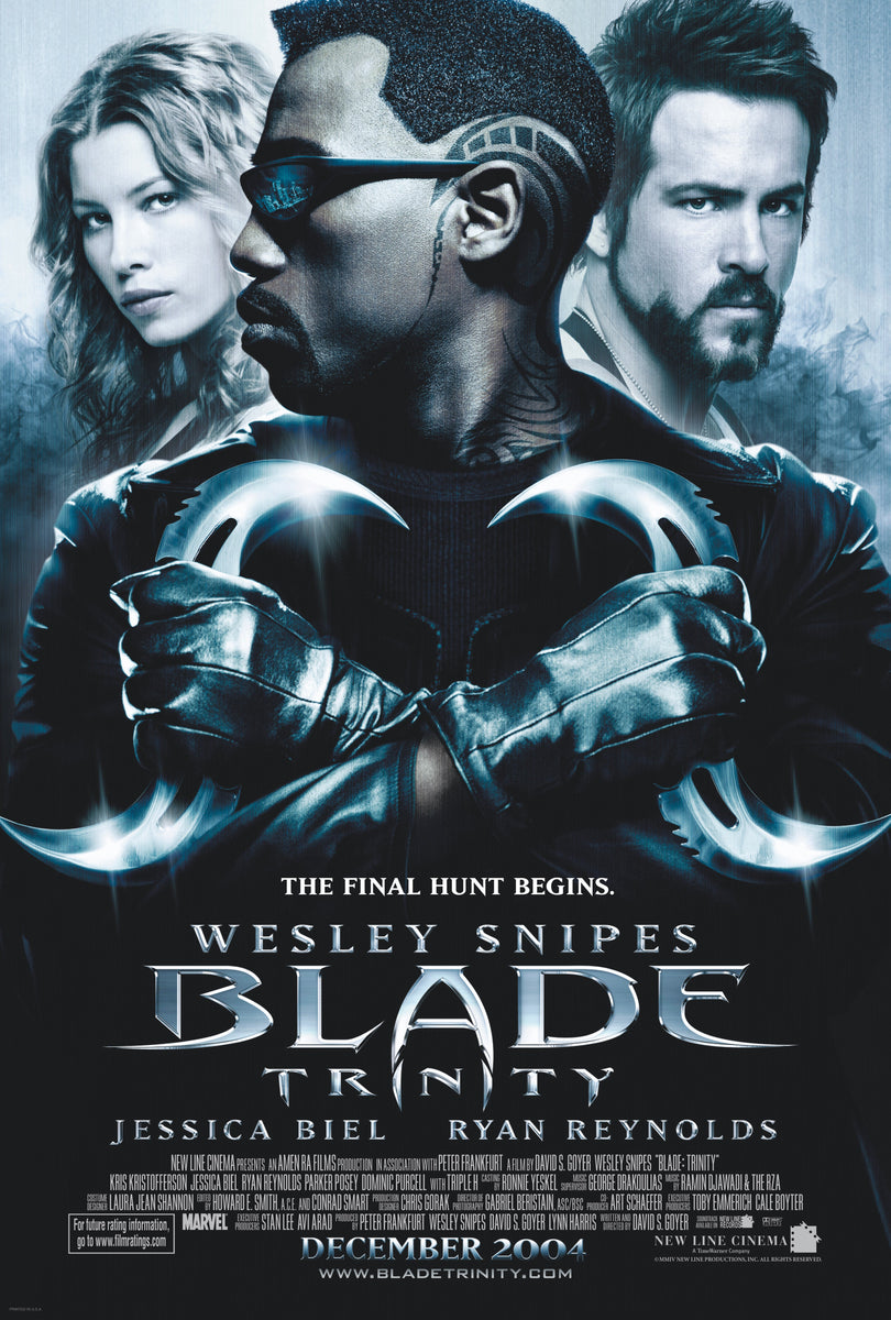 High Quality Blade: Trinity A2 Size Movie Poster – Pixie Posters