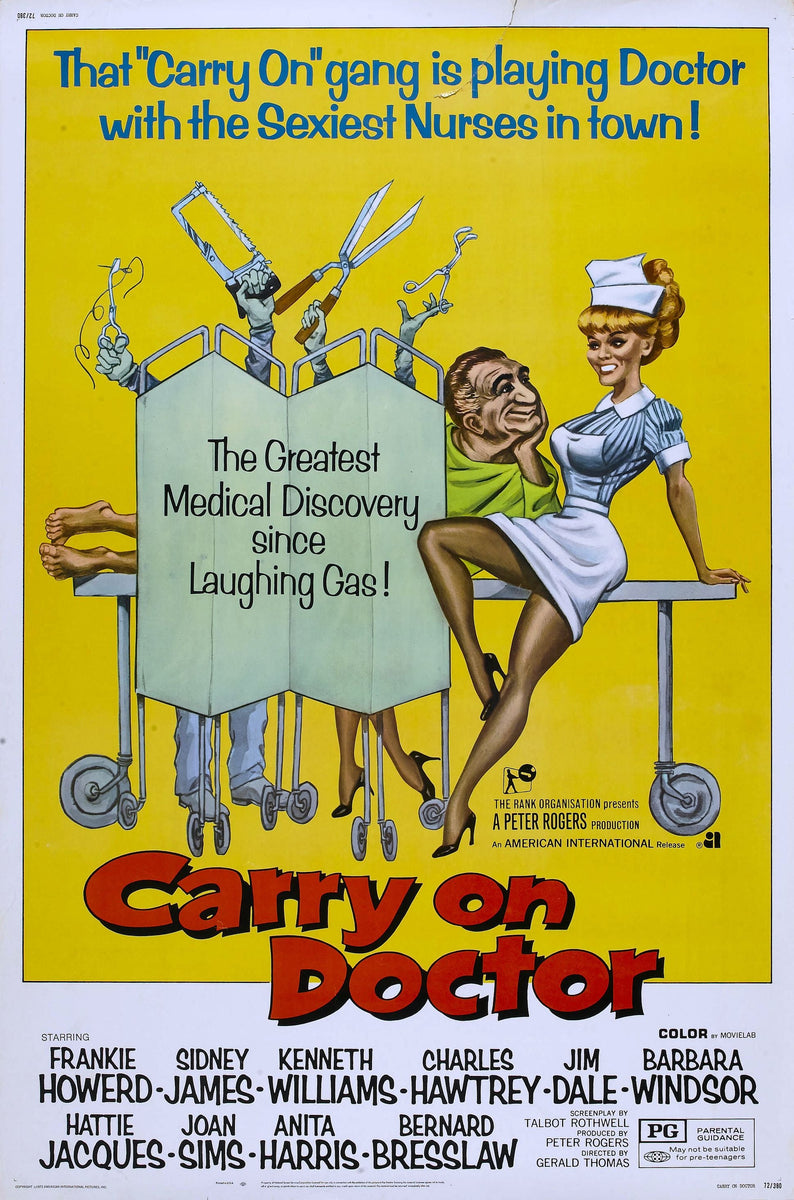 High Quality Carry On Doctor A2 Size Movie Poster – Pixie Posters