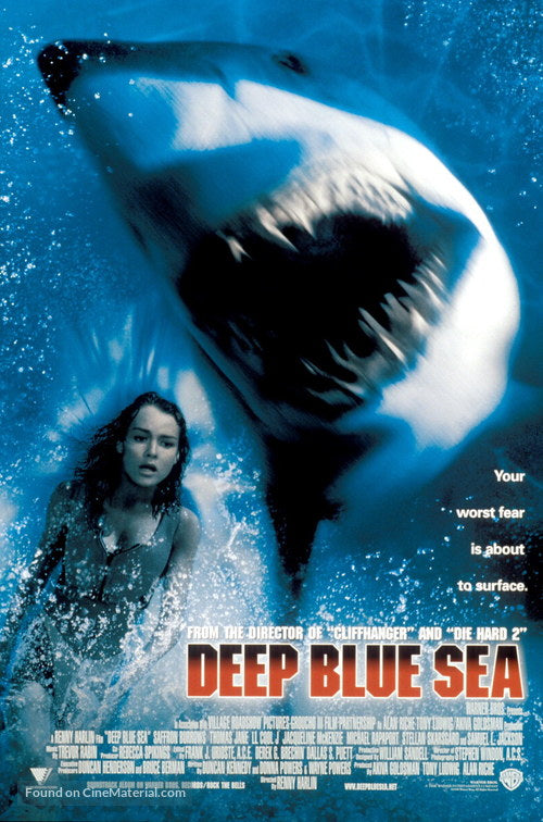 High Quality Deep Blue Sea A2 Movie Poster – Pixie Posters
