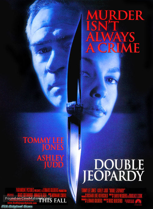 Double Jeopardy Cinema Movie Poster A2 Size – Pixie Posters