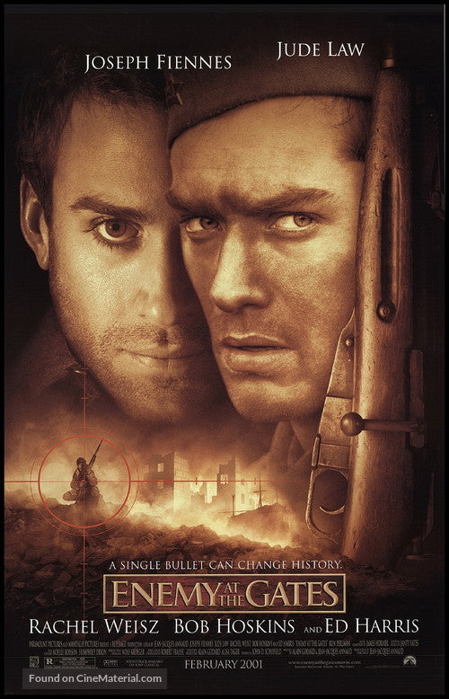 Enemy at the Gates Cinema Movie Poster A2 Size – Pixie Posters