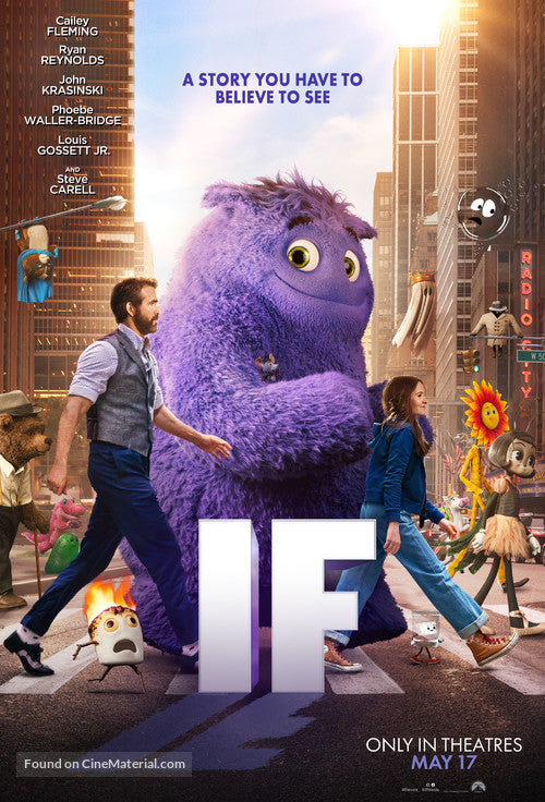 IF - Imaginary Friend Cinema Movie Poster Version 1 – Pixie Posters
