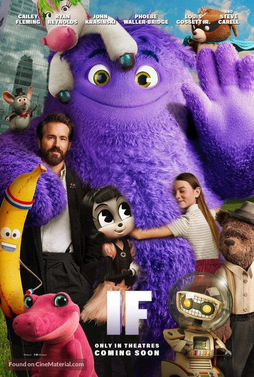 IF - Imaginary Friend Cinema Movie Poster Version 2 – Pixie Posters