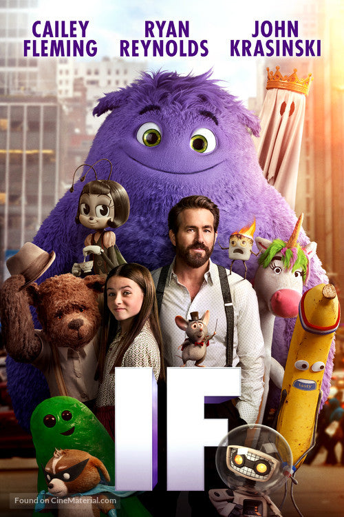 IF - Imaginary Friend Cinema Movie Poster Version 4 – Pixie Posters