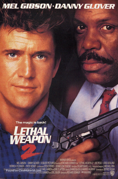 High Quality Lethal Weapon 2 A2 Movie Poster – Pixie Posters