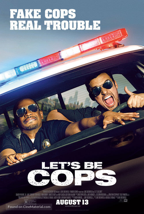 High Quality Let's Be Cops A2 Movie Poster – Pixie Posters