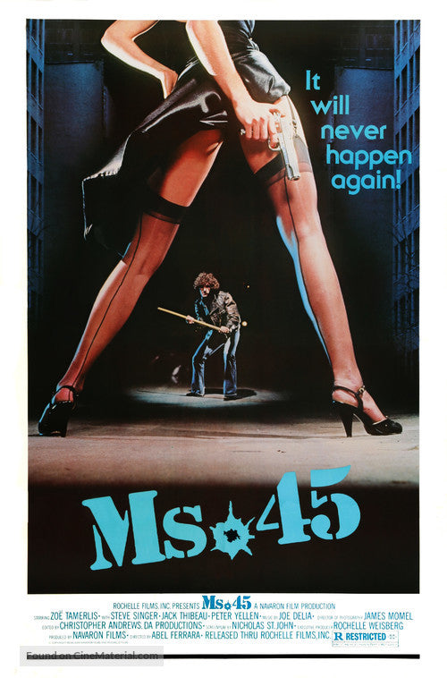 Ms .45 Cinema Movie Poster A2 Size – Pixie Posters
