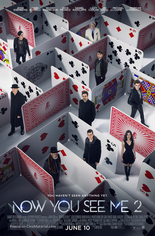 High Quality Now You See Me 2 A2 Movie Poster – Pixie Posters