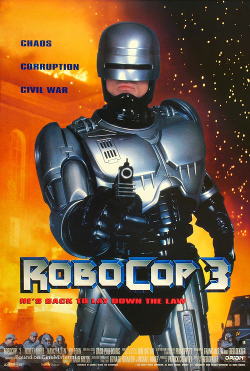High Quality RoboCop 3 A2 Movie Poster – Pixie Posters