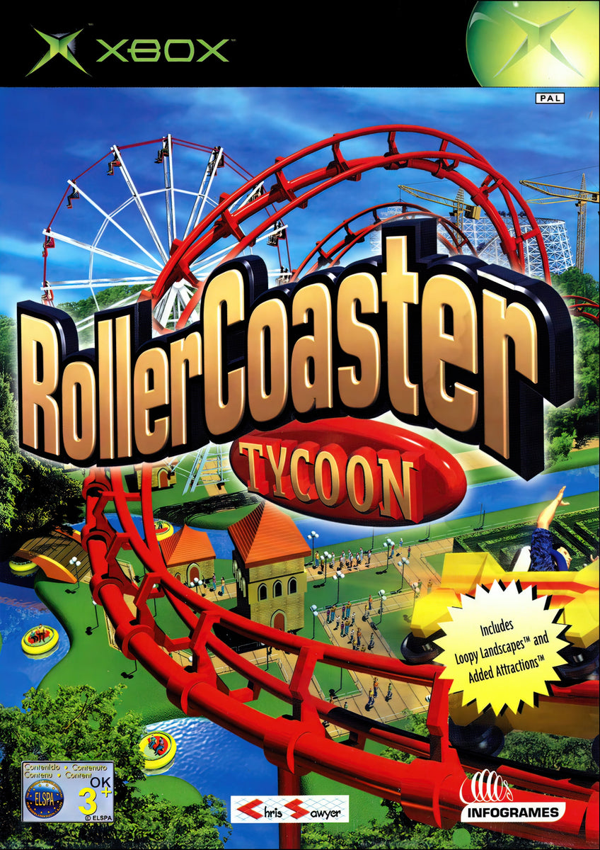 High Quality 90s Rollercoaster Tycoon A2 Size Poster – Pixie Posters