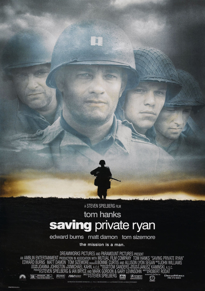 Saving private ryan A2 Size Movie Poster – Pixie Posters