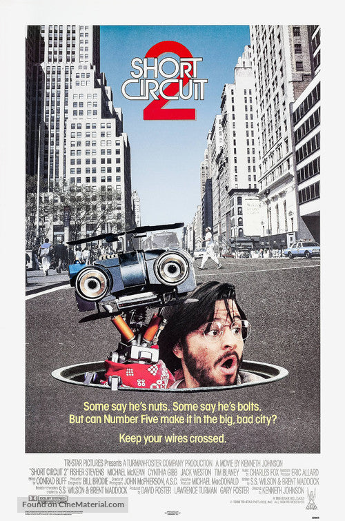 Short Circuit 2 Cinema Movie Poster A2 Size – Pixie Posters