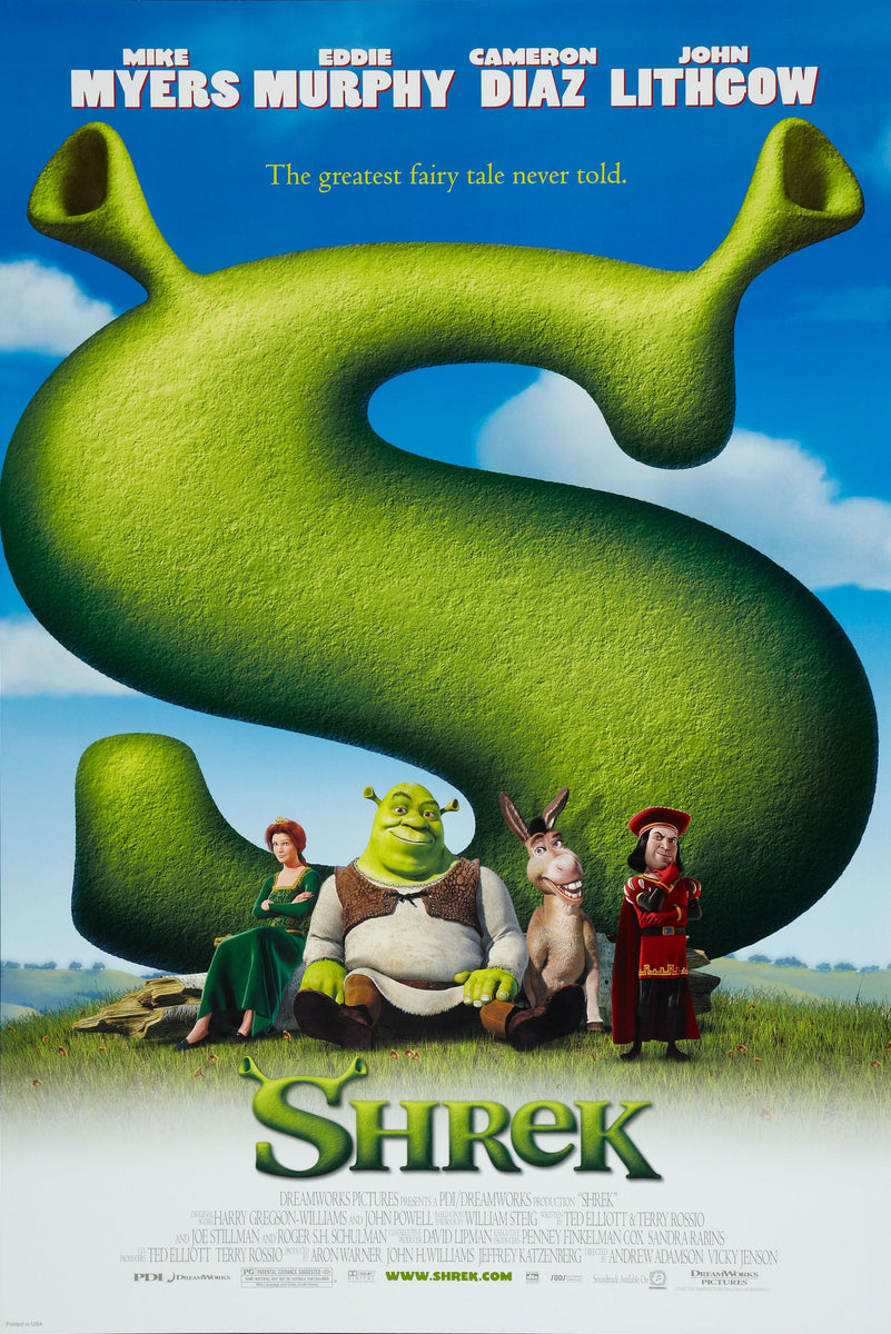 High Quality Shrek A2 Size Movie Poster – Pixie Posters