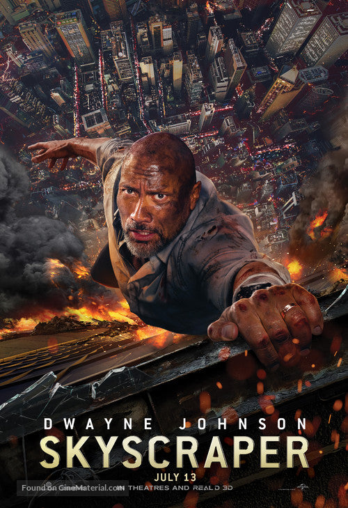 Skyscraper Cinema Movie Poster A2 Size – Pixie Posters