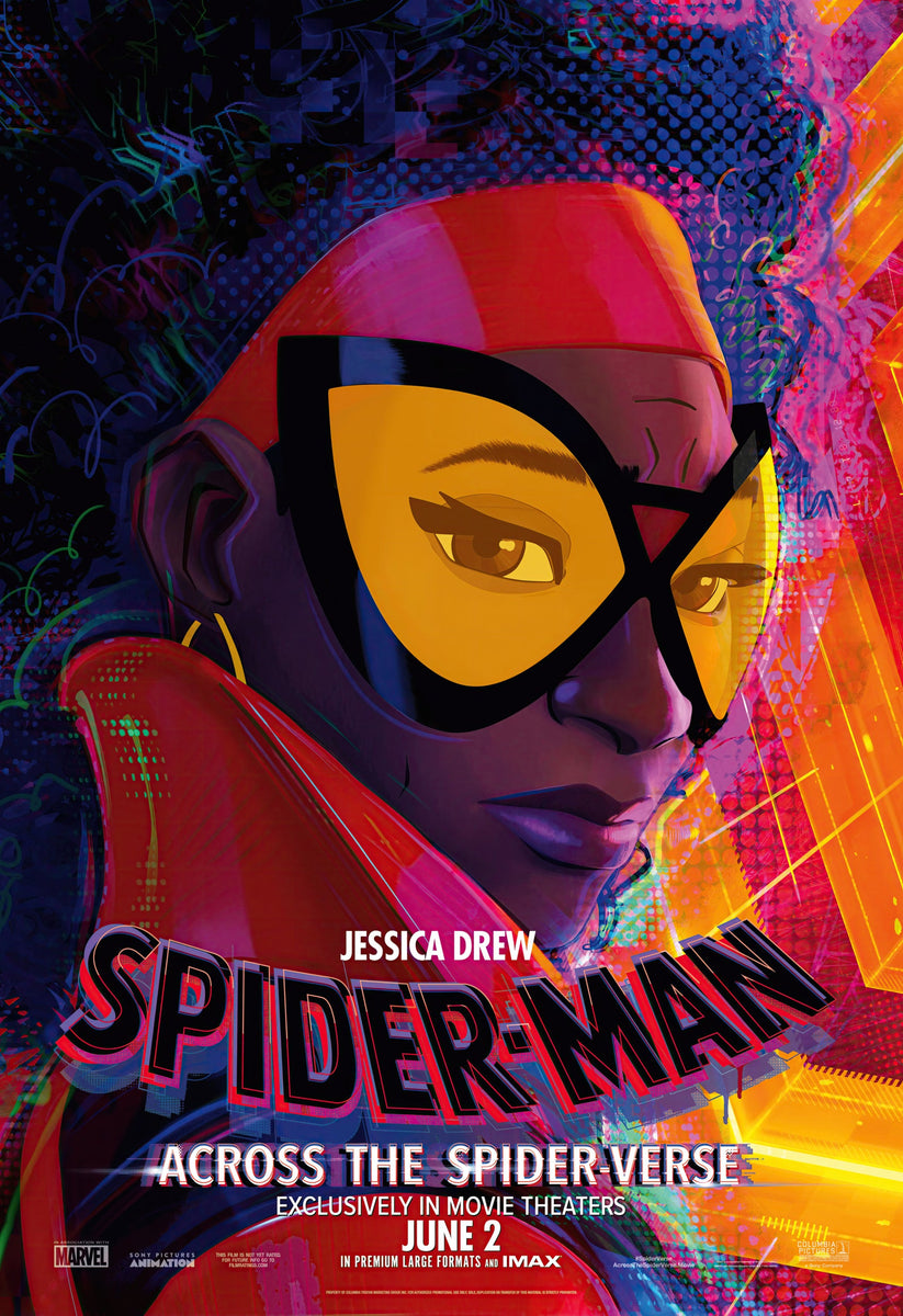 High Quality Spider-man Across The Spider-verse Design 10 A2 Size Movie ...
