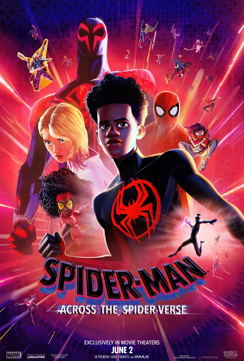 High Quality Spider-man Across The Spider-verse Design 14 A2 Size Movie ...
