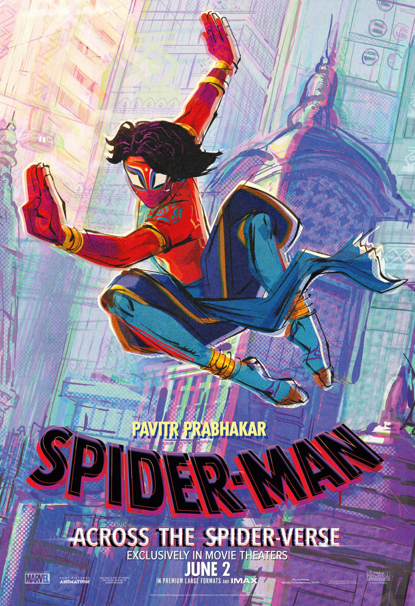 High Quality Spider-man Across The Spider-verse Design 6 A2 Size Movie ...