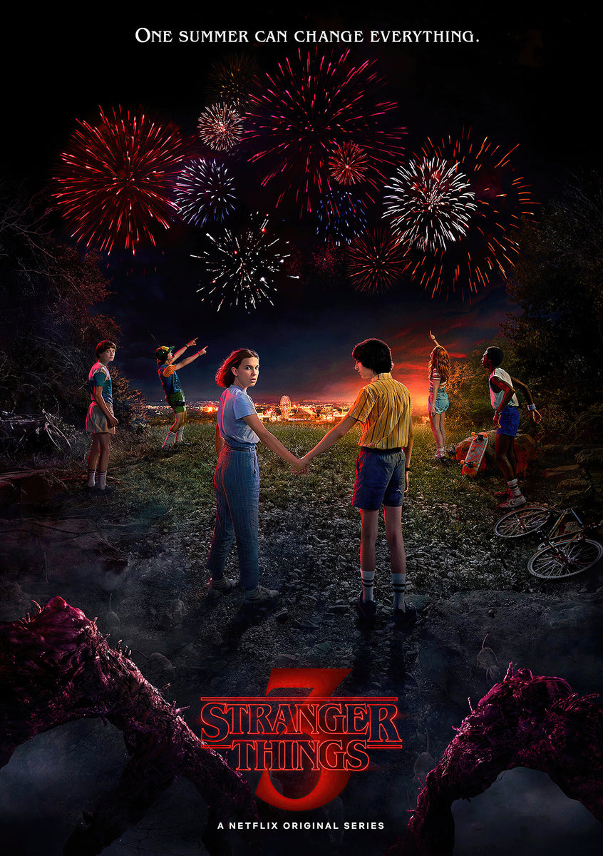 High Quality Stranger Things Design 25 A2 Size Poster – Pixie Posters