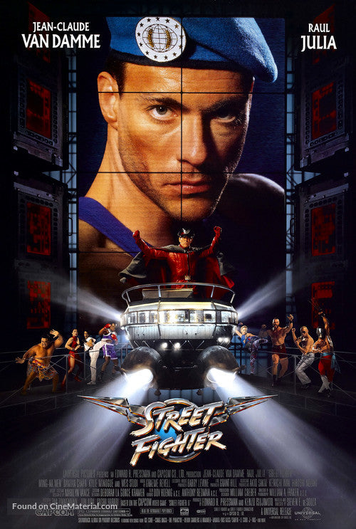 Street Fighter Cinema Movie Poster A2 Size – Pixie Posters