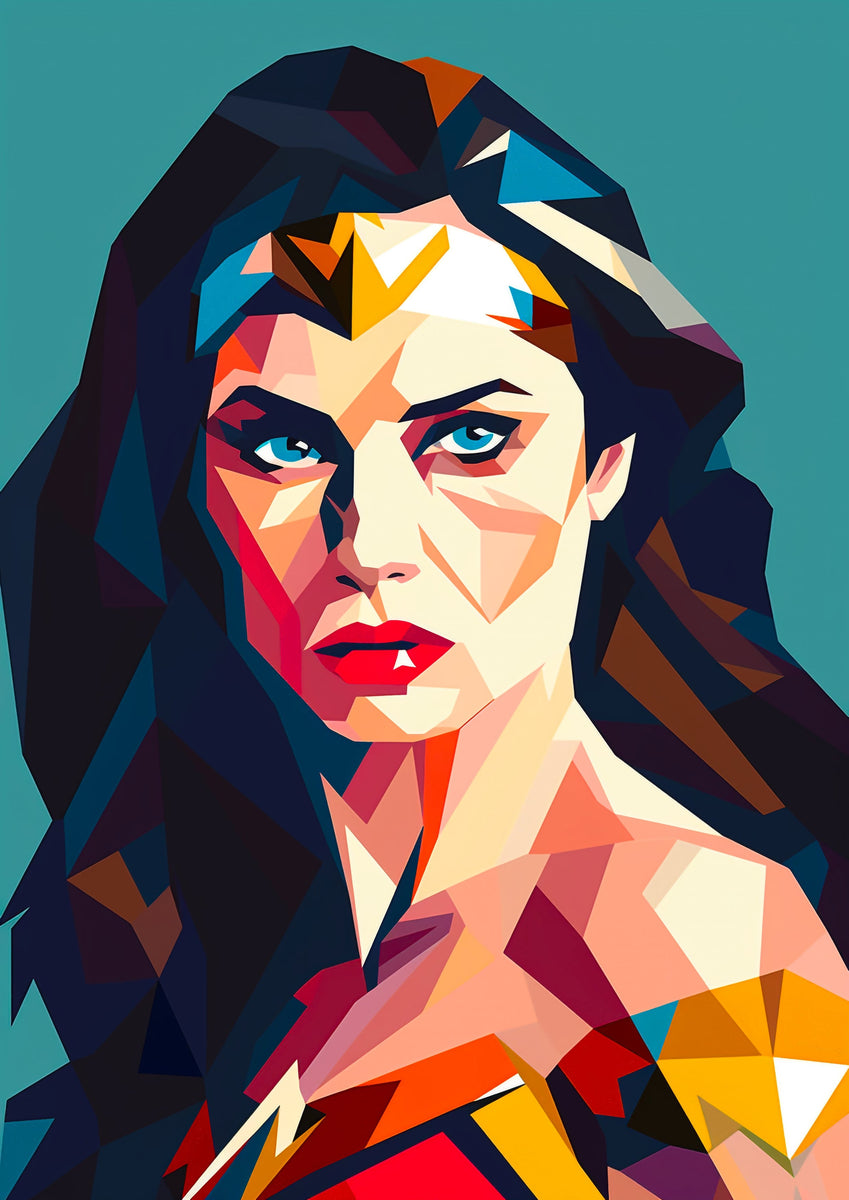 Premium Quality Superhero Comic Style Design 1 A2 Size Posters – Pixie ...