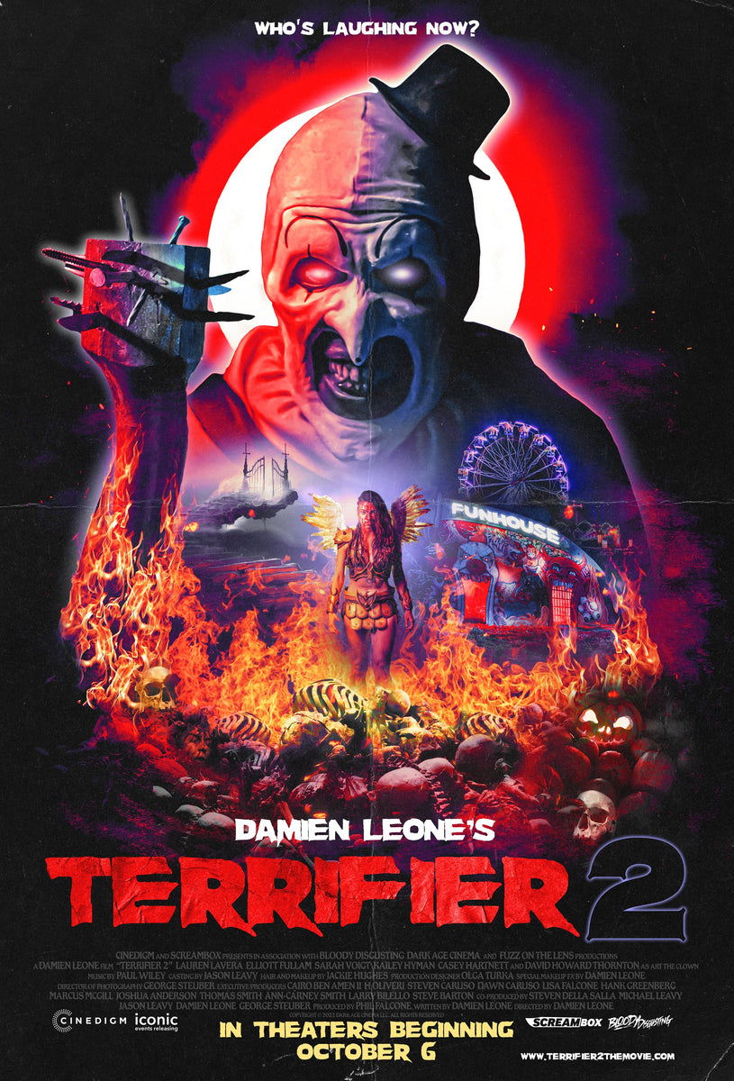 High Quality Terrifier 2 A2 Size Movie Poster – Pixie Posters