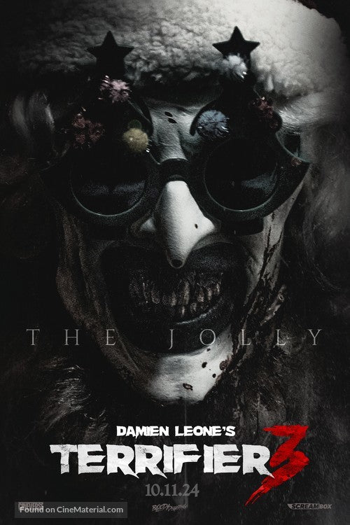 Terrifier 3 Movie Poster A2 Size Version 7 – Pixie Posters