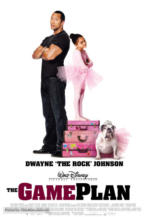 The Game Plan Movie Poster A2 Size – Pixie Posters