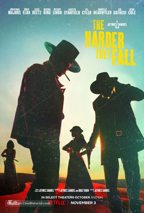 The Harder They Fall Cinema Movie Poster A2 Size – Pixie Posters