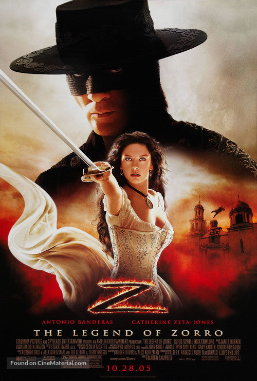 High Quality The Legend of Zorro A2 Movie Poster – Pixie Posters