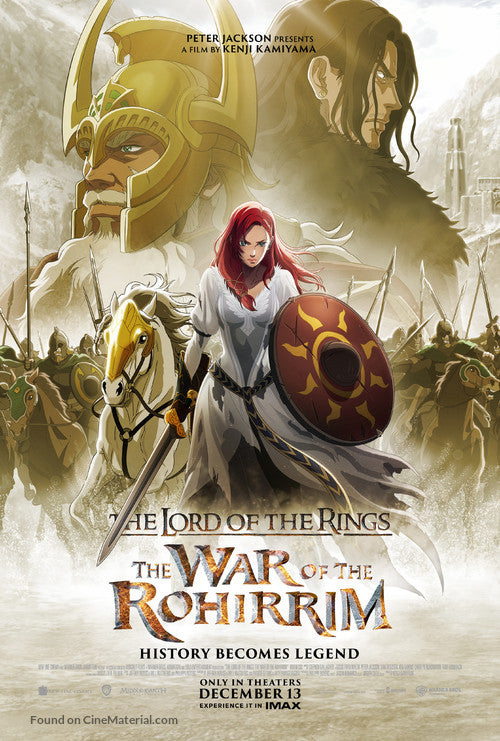 The Lord of the Rings: The War of the Rohirrim Movie Poster A2 Size ...