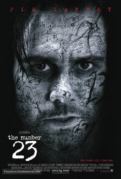 The Number 23 Cinema Movie Poster A2 Size – Pixie Posters