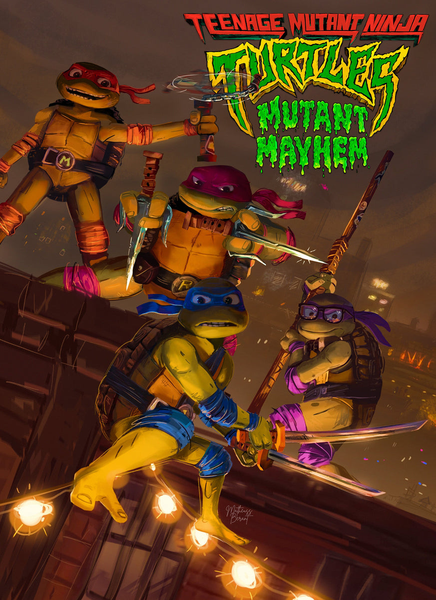 Premium Quality Teenage Mutant Ninja Turtles Option 2 A2 Size Poster ...