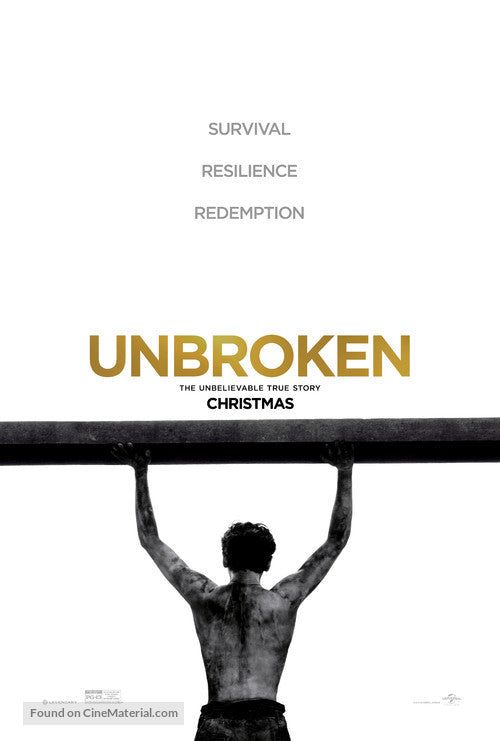 Unbroken Cinema Movie Poster A2 Size – Pixie Posters