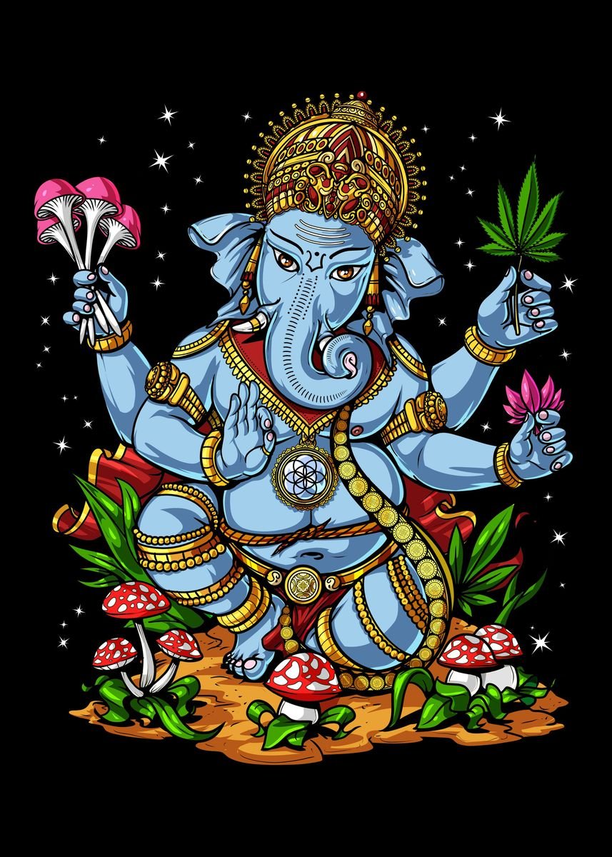 High Quality Cannabis Stoner Wall Art Design 39 A2 Size Poster – Pixie ...