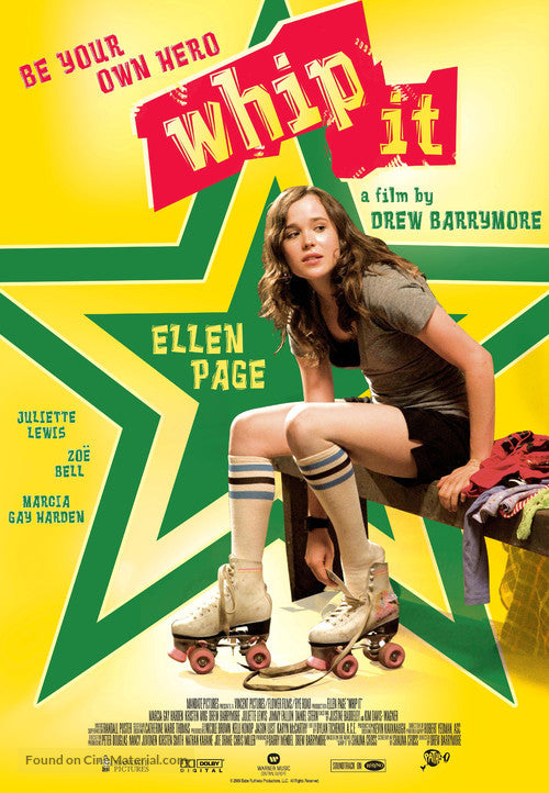 Whip It Cinema Movie Poster A2 Size – Pixie Posters
