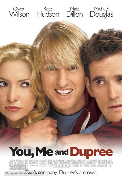 You, Me and Dupree Movie Poster A2 Size – Pixie Posters